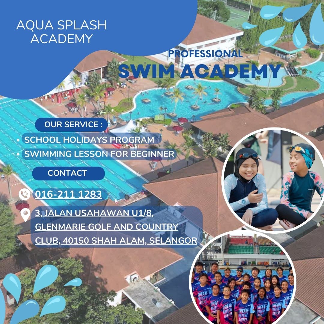 10 swimming academy terbaik di selangor